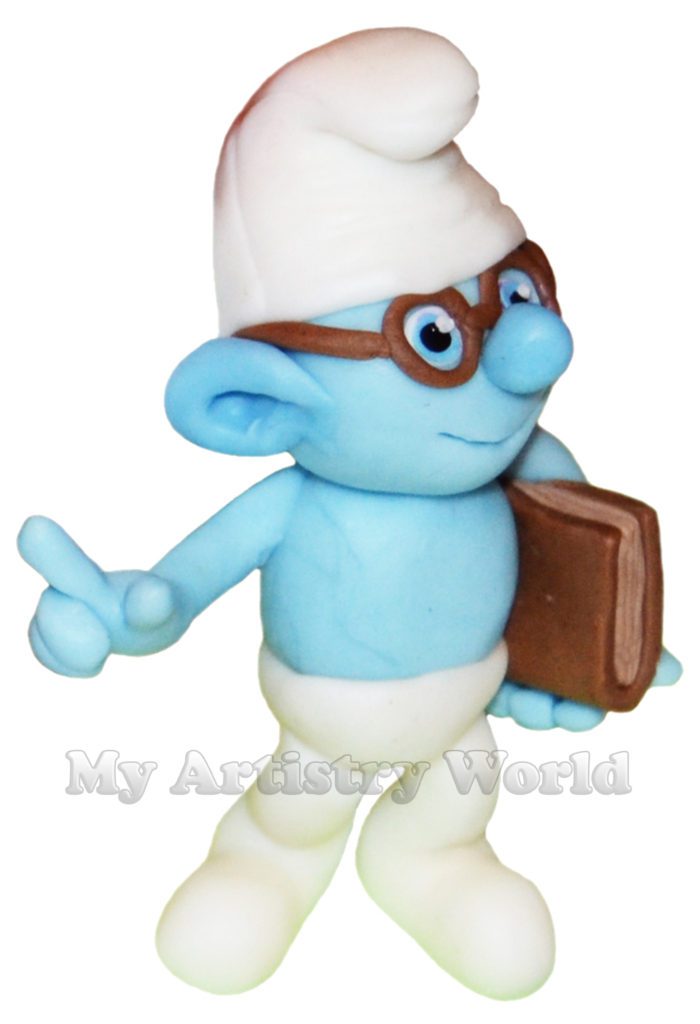 The Smurfs cake topper - My Artistry World