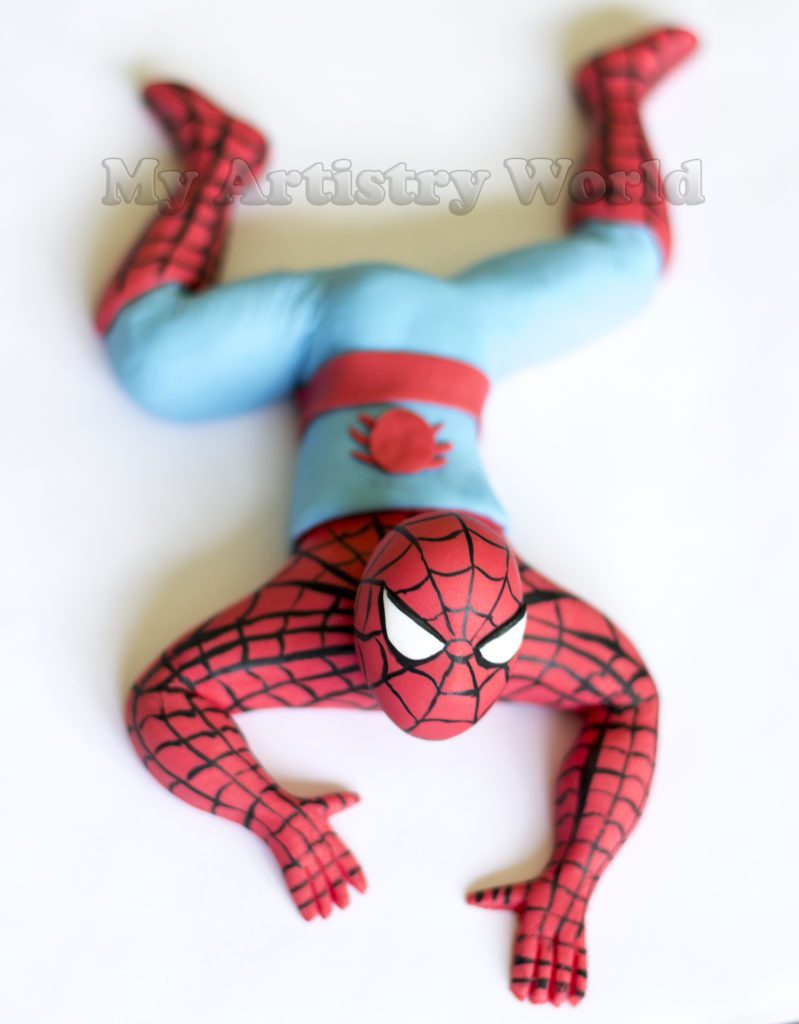 Spiderman cake topper - My Artistry World