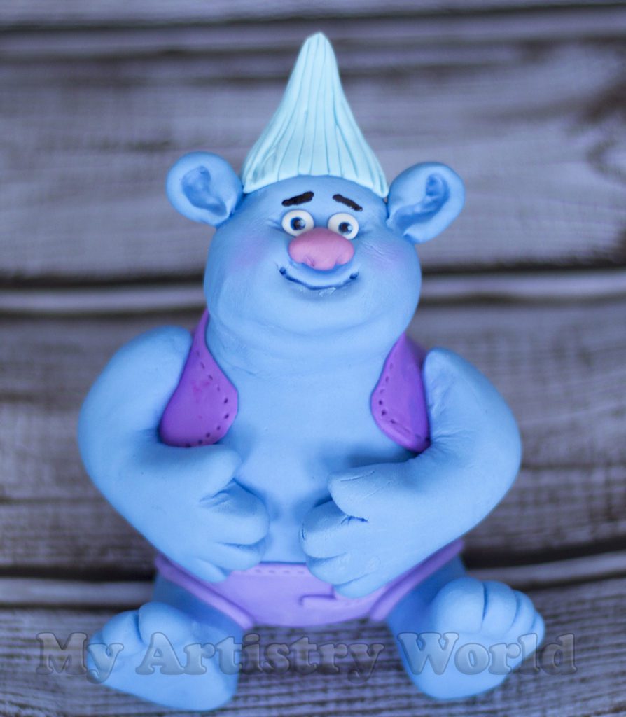 Trolls cake topper - My Artistry World