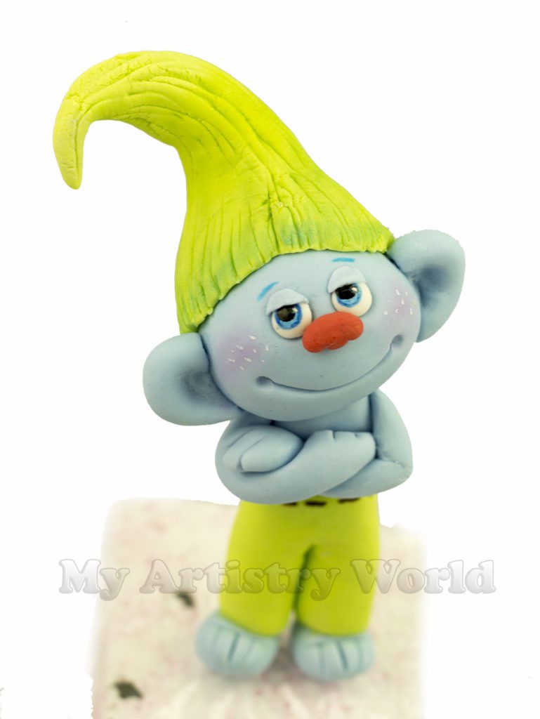 Trolls cake topper - My Artistry World