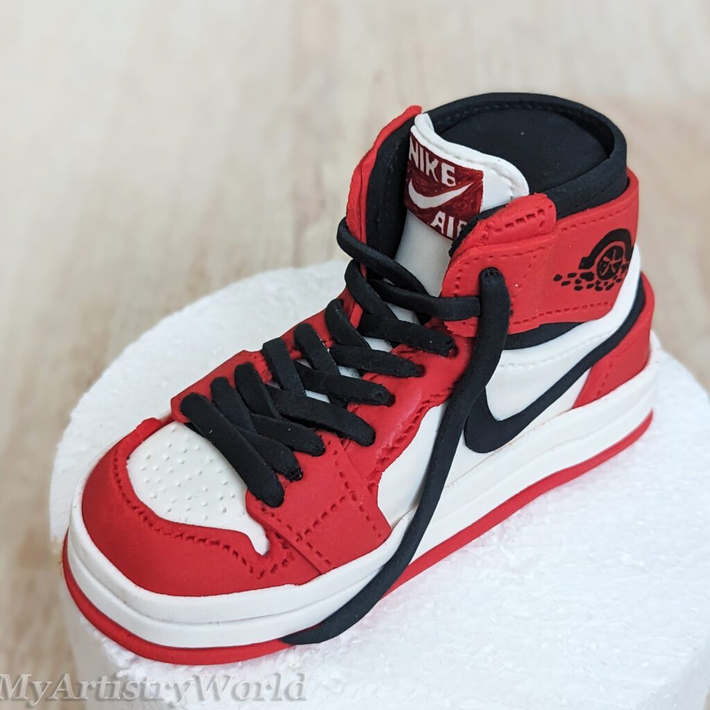 Jordan Sneaker cake topper - My Artistry World