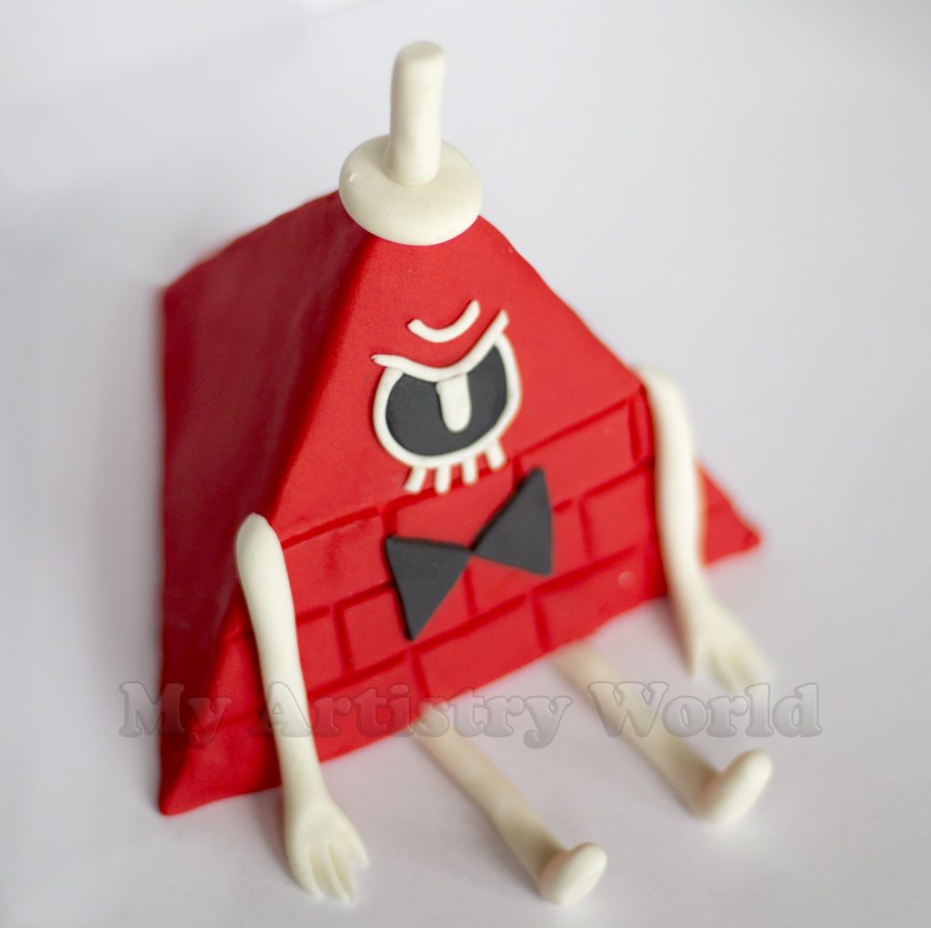 Gravity Falls. Bill Cipher cake topper - My Artistry World