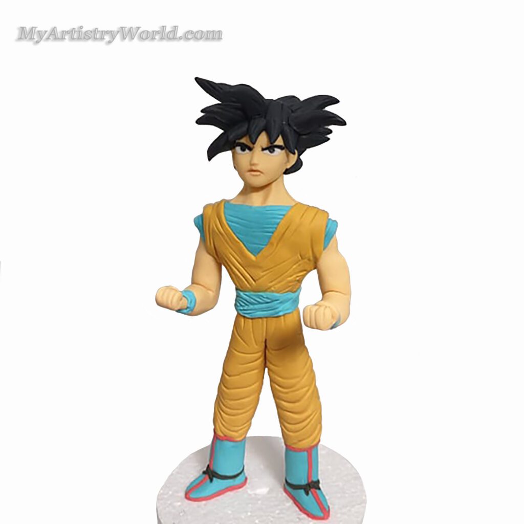 Goku cake topper - My Artistry World