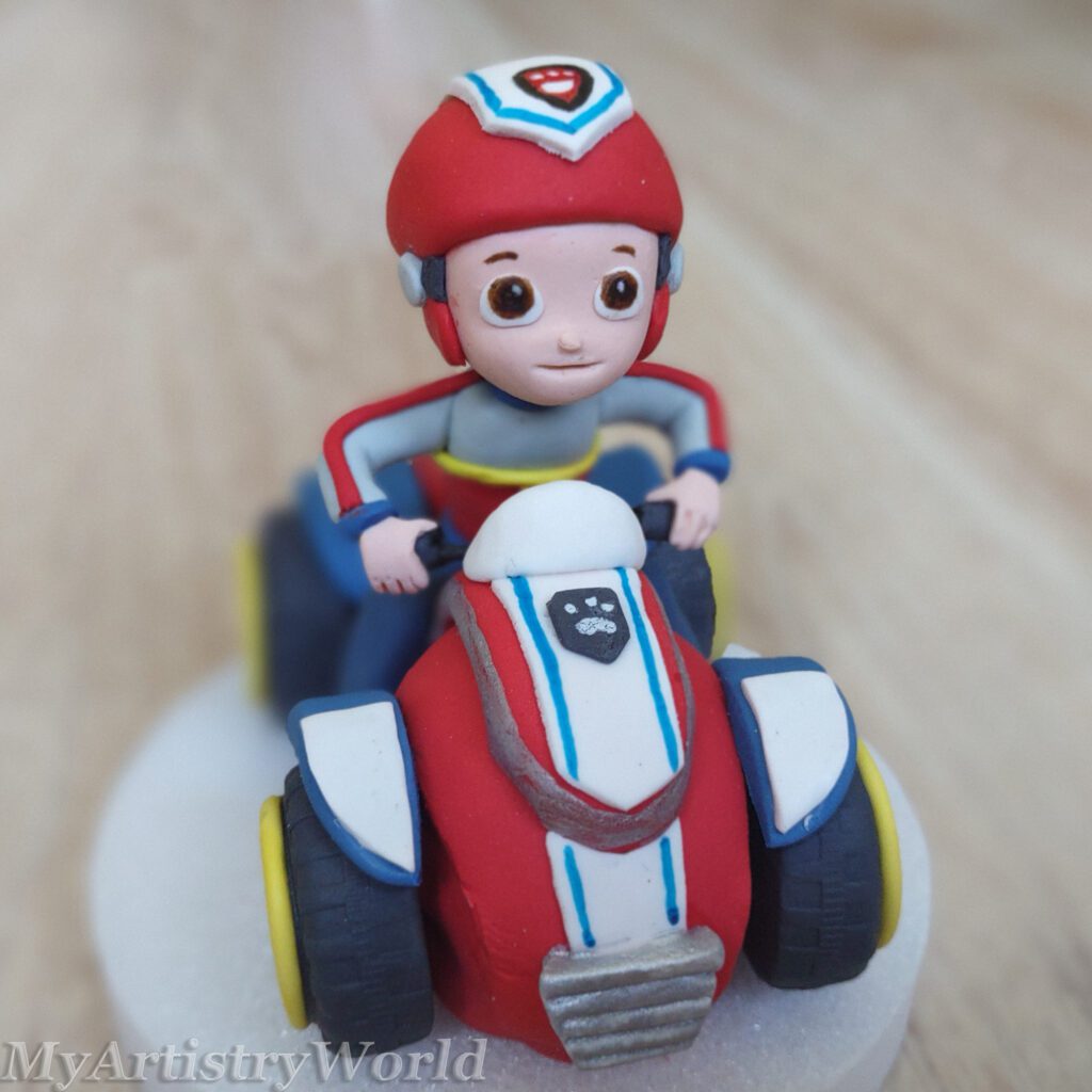 PAW Patrol, Ryder and Rescue ATV Vehicle cake topper. - My Artistry World